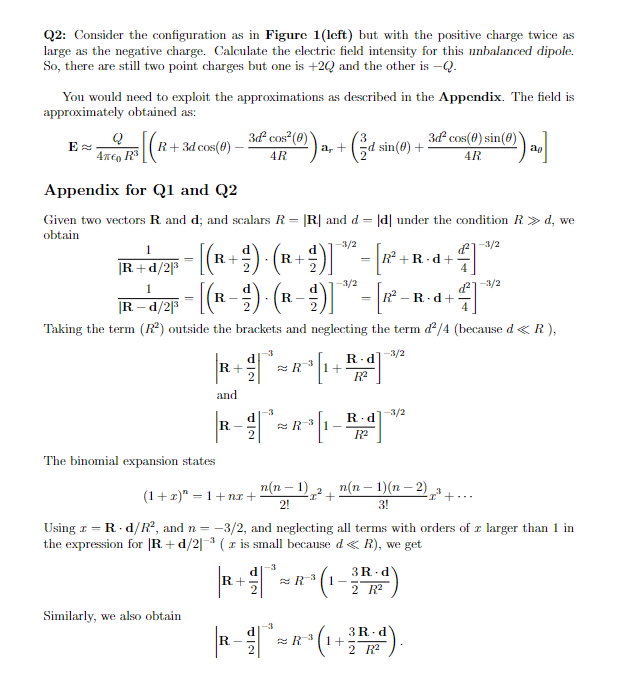 Solved Q2: Consider the configuration as in Figure 1(left) | Chegg.com