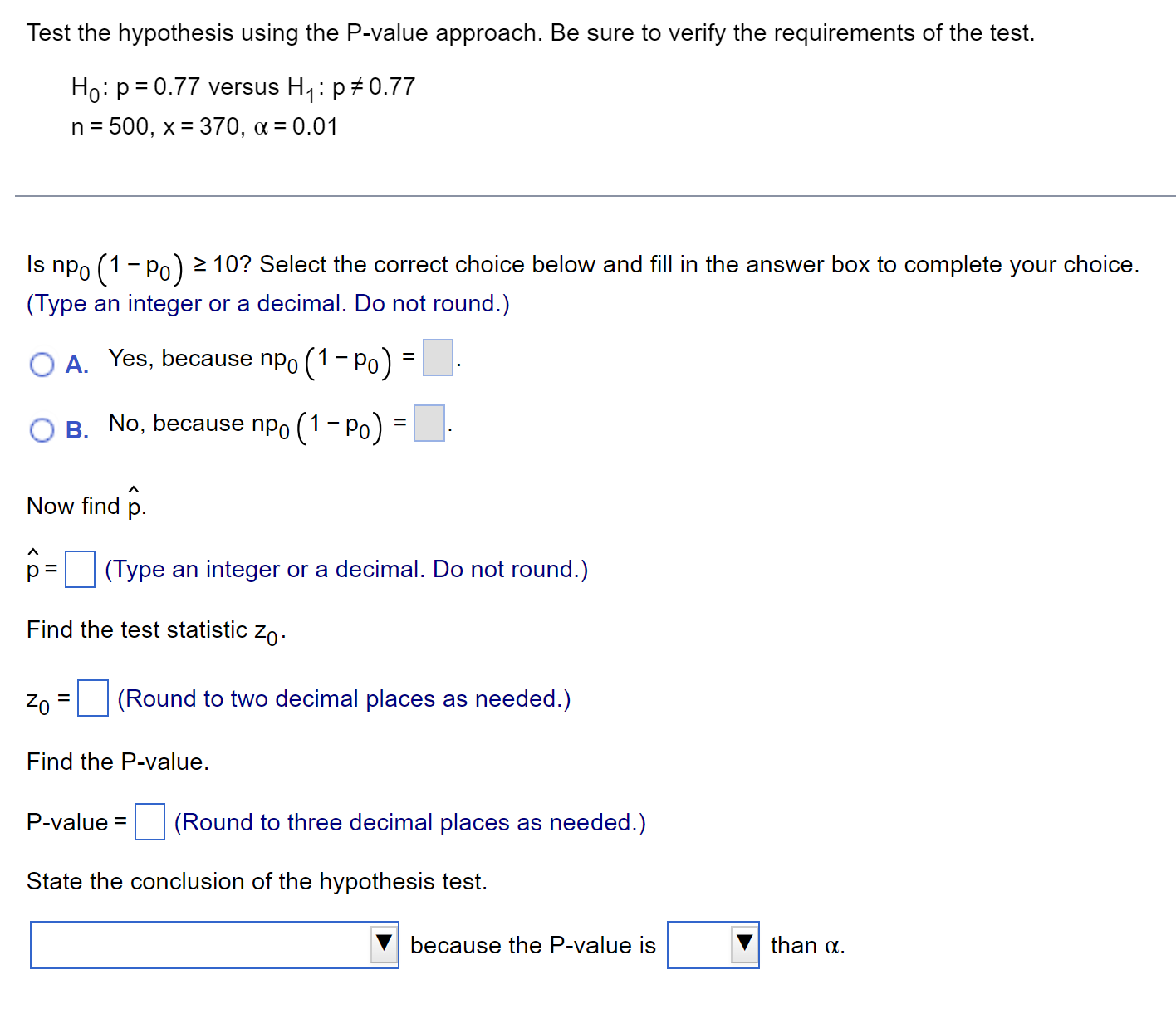 Solved Test the hypothesis using the P-value approach. Be | Chegg.com