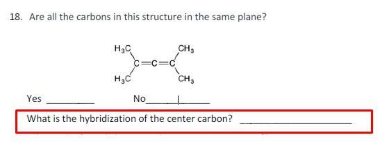 Solved 18. Are all the carbons in this structure in the same | Chegg.com