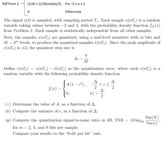 Solved Pdf from 2 0 (1/4)+ (1/4)cos(rex/2) For-25x52 | Chegg.com