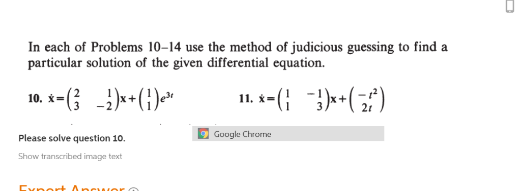 Solved In each Probles 10-14 use the mthod of judicious | Chegg.com