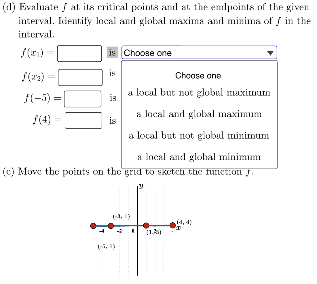 Solved = 2 Given the function f(x) = x3 – 3x2 9x + 10 over | Chegg.com