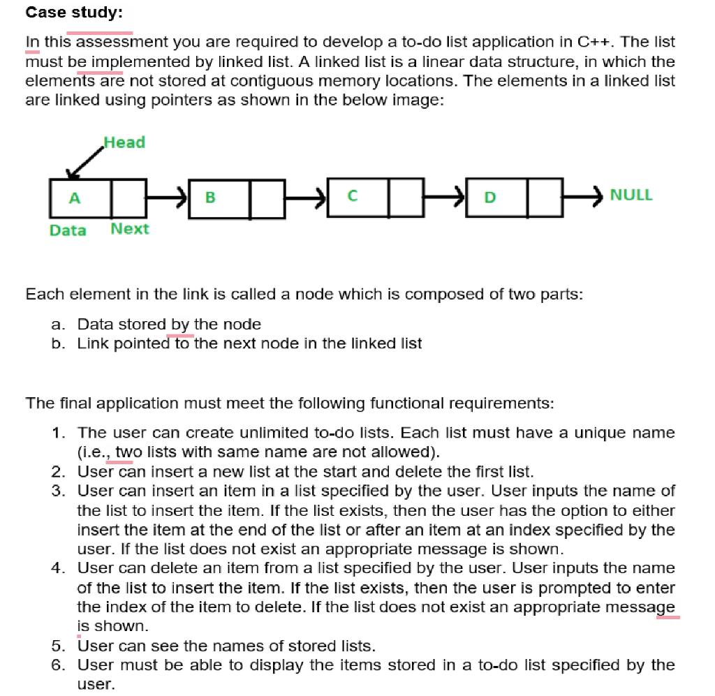 Solved Case study: In this assessment you are required to | Chegg.com