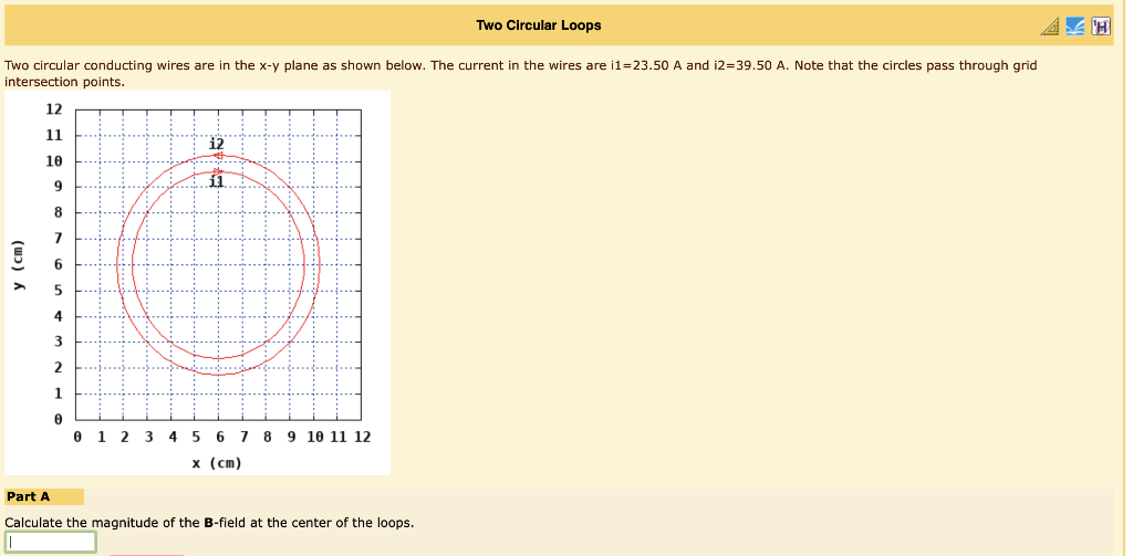 Solved Two Circular Loops "H Two circular conducting wires | Chegg.com