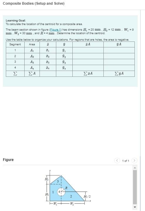 Solved Composite Bodies (Setup and Solve) Learning Goal: To | Chegg.com