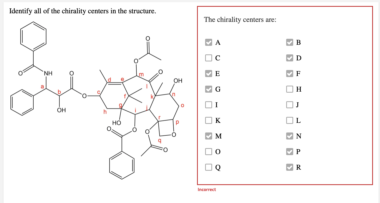 Solved Identify all of the chirality centers in the | Chegg.com