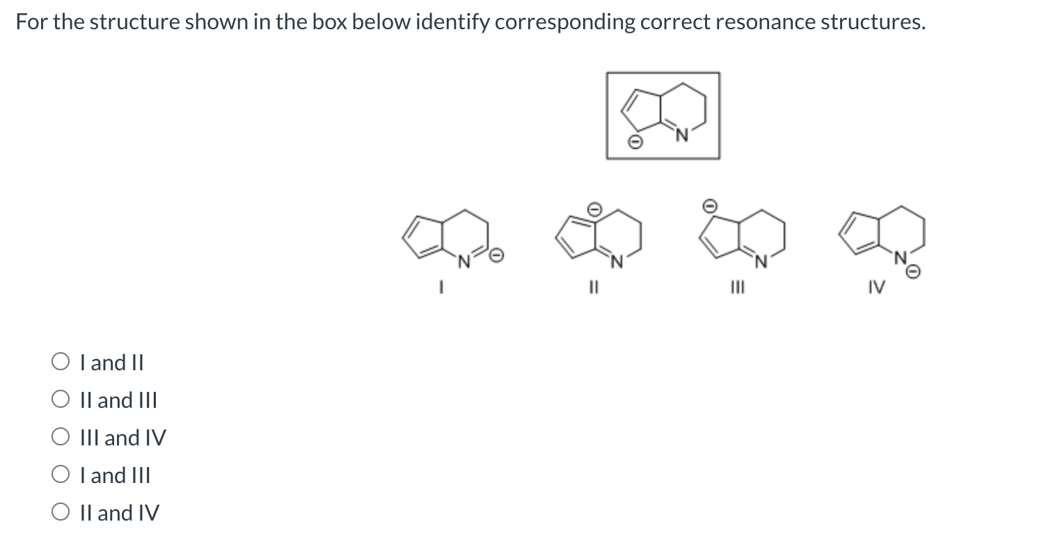 Solved For The Structure Shown In The Box Below Identify