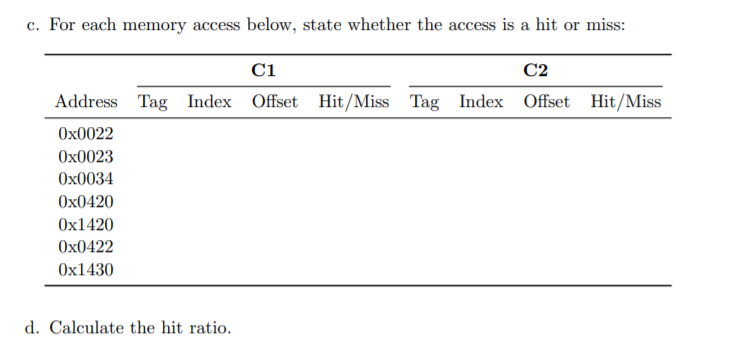 Solved Consider the following caches. For both, assume 4KB | Chegg.com