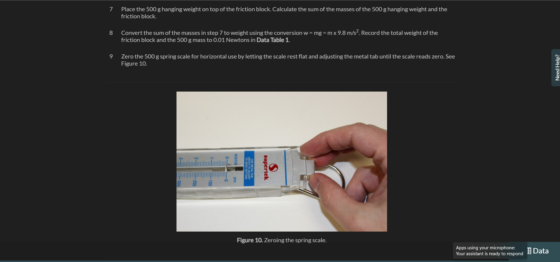 Exercise 1 Measuring Static and Kinetic Friction with | Chegg.com