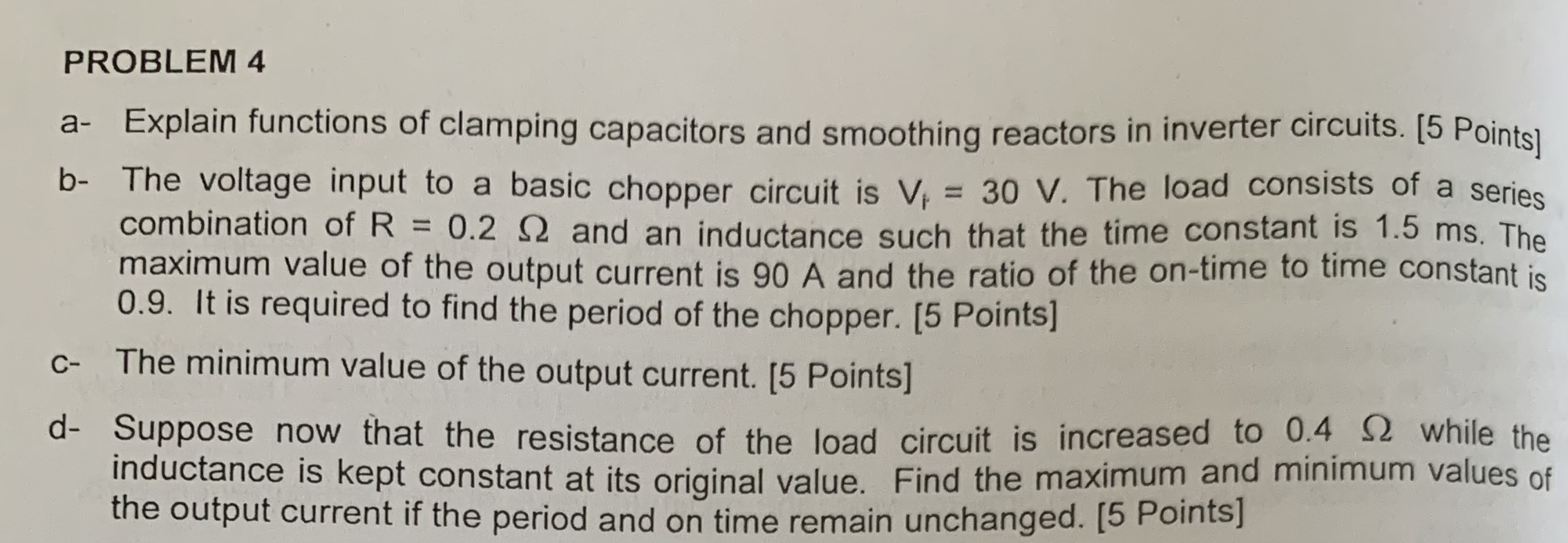 Solved PROBLEM 4 ﻿a- ﻿Explain functions of clamping | Chegg.com