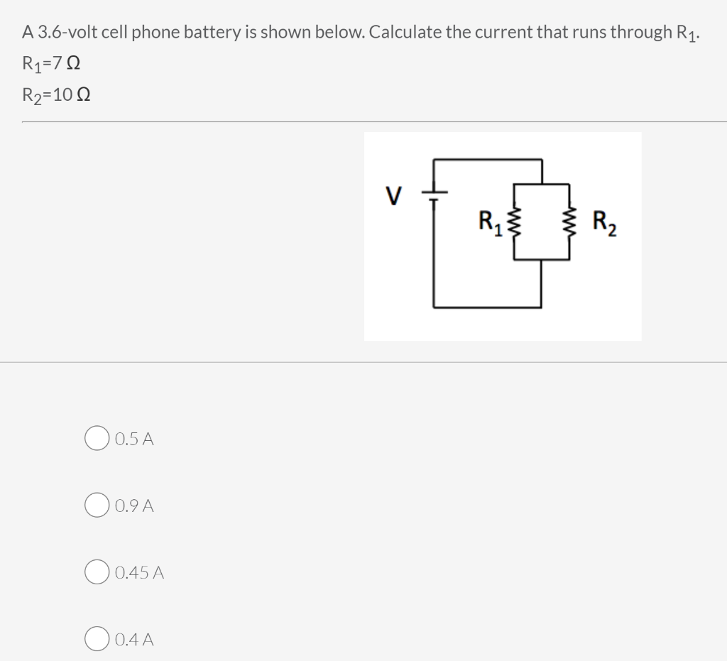 Solved A3.6-volt cell phone battery is shown below. | Chegg.com