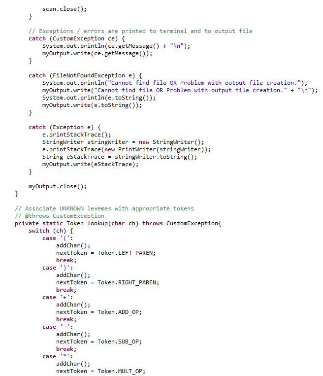 Solved The Java program "Lex.java" is equivalent to the | Chegg.com