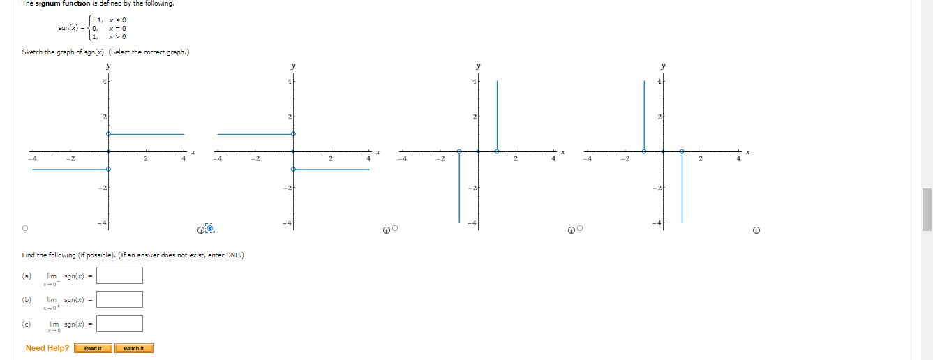 Solved f(x)=x−3x2+x,[213,8],f(c)=14The signum function is | Chegg.com