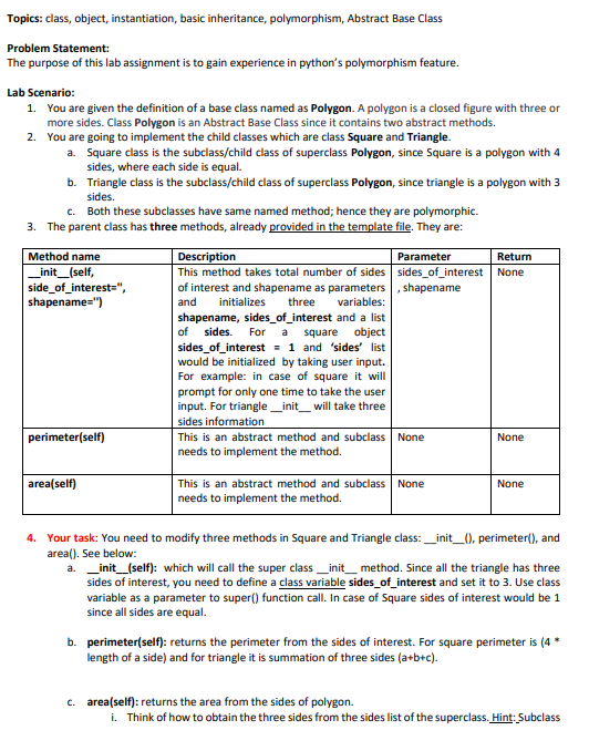 Solved Topics: class, object, instantiation, basic | Chegg.com