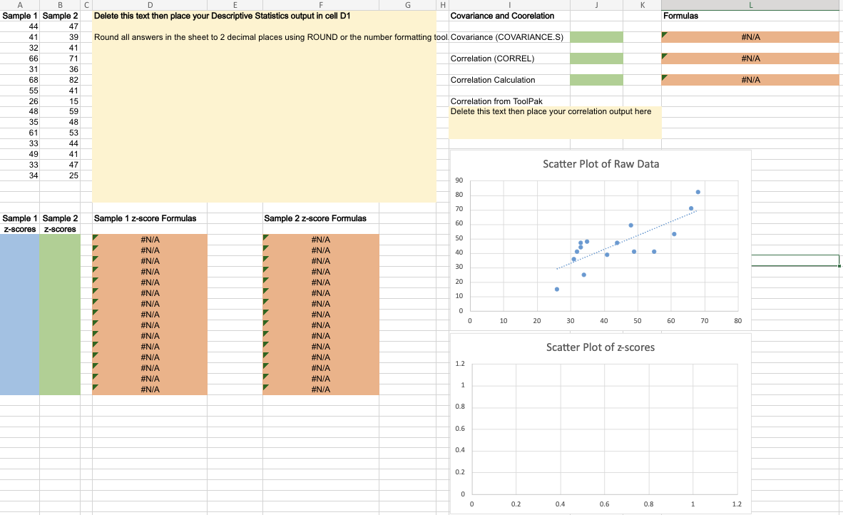 On the right side of the spreadsheet you will notice | Chegg.com