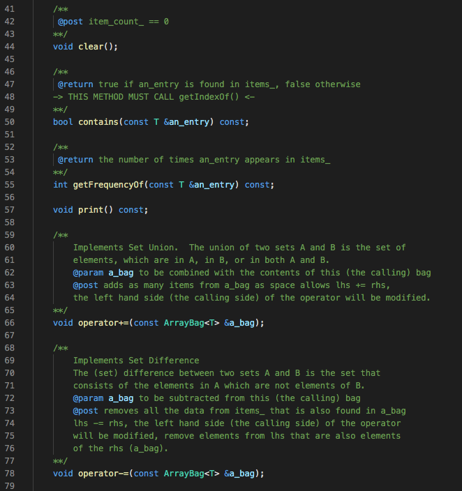 Solved Ifndef Array Bag Define Array Bag Include 1 2 3