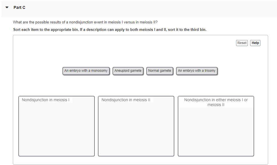 Solved Part C What are the possible results of a | Chegg.com