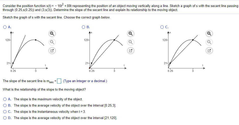 Solved Consider The Position Function S T 167 88t