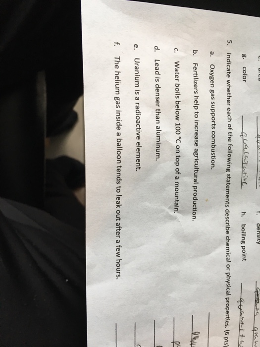 Solved Indicate whether each of the following statements | Chegg.com