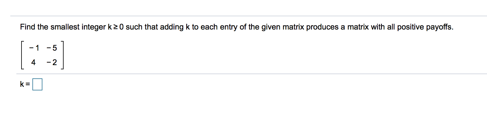 Solved Find the smallest integer k20 such that adding k to | Chegg.com