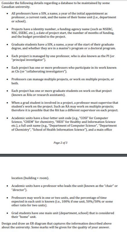 Solved Consider the following details regarding a database | Chegg.com