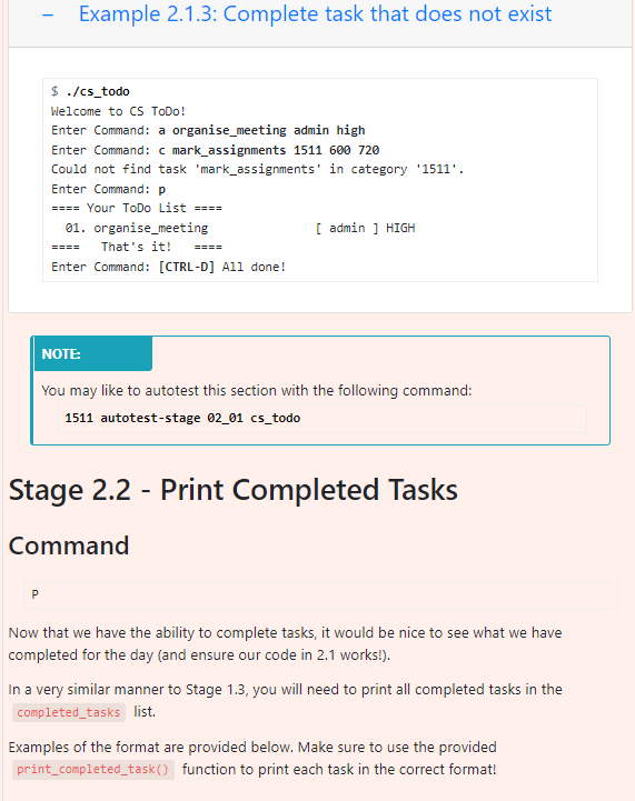 Solved stage L.I - lask completion c [task] [category] | Chegg.com