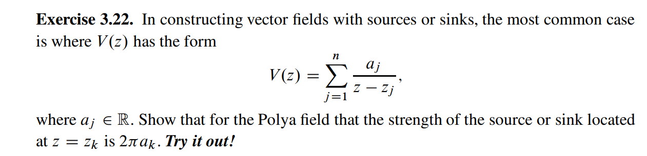 Solved Exercise 3.22. In constructing vector fields with | Chegg.com