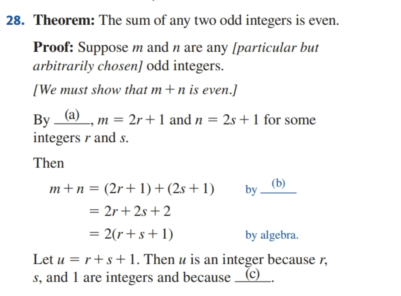 Solved In each of 28-31: a. Rewrite the theorem in three | Chegg.com