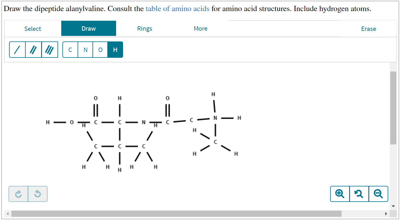 Solved Draw the dipeptide alanylvaline. Consult the table of | Chegg.com