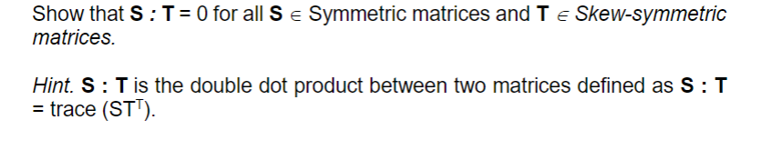 Solved Show that S : T = 0Show that S:T=0 ﻿for all Sin | Chegg.com