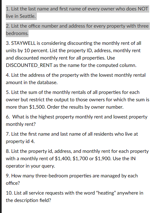 Solved I'm trying to answer these excises by making a script | Chegg.com