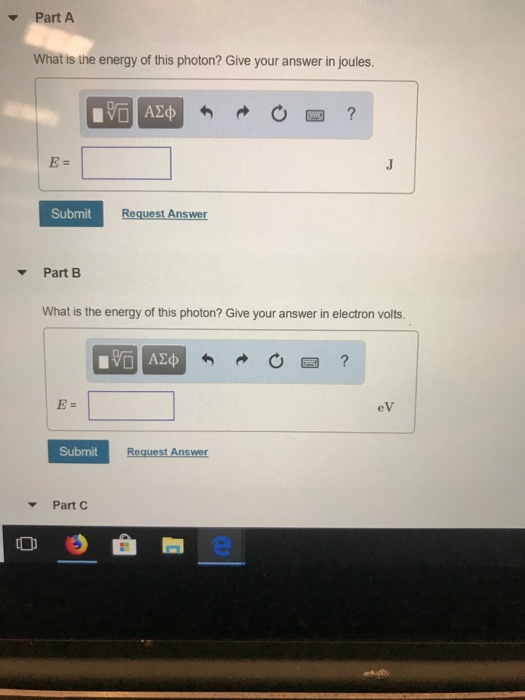 Solved Problem 28.06 Constants A photon has momentum of | Chegg.com