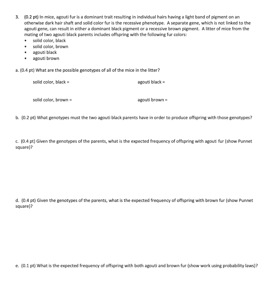 Solved 1. (0.8 pt) Genetics Vocabulary Review. Match each | Chegg.com