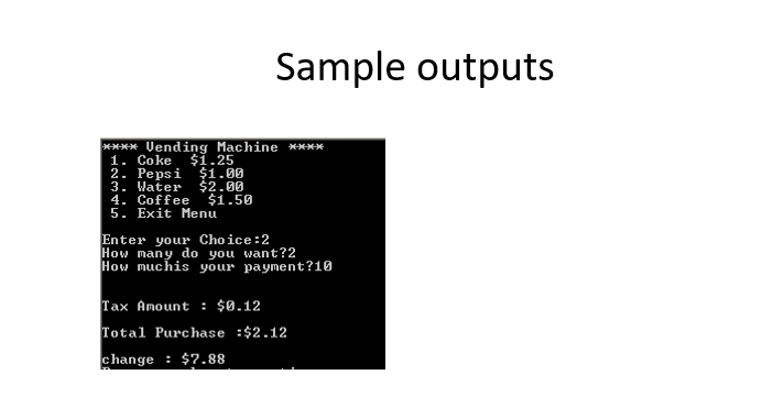Solved Problem #2 Develop a program working as a soda | Chegg.com