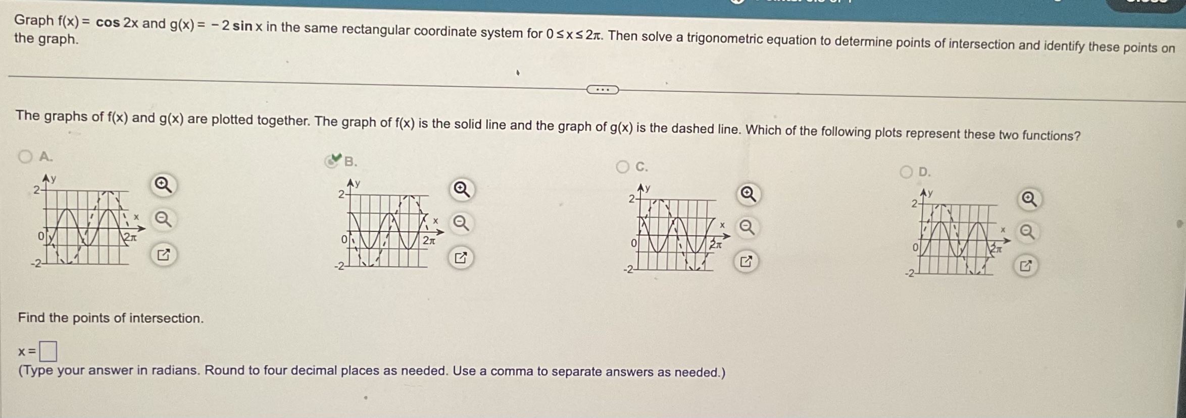Solved Graph f(x)=7sinx and g(x)=5sinx−1 in the same | Chegg.com