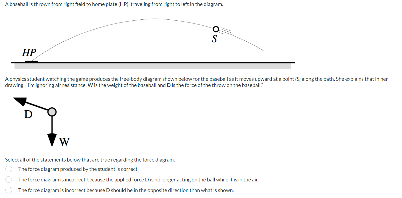 Solved A physics student watching the game produces the | Chegg.com
