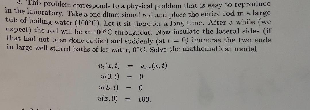 Solved This problem corresponds to a physical problem that | Chegg.com