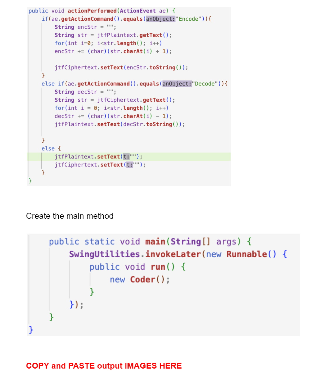 Solved Problem ONE Use the 'StopWatch' code to add two more | Chegg.com