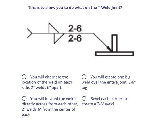 Solved This is to show you to do what on the T-Weld Joint? | Chegg.com