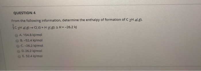 Solved QUESTION 4 From the following information, determine | Chegg.com