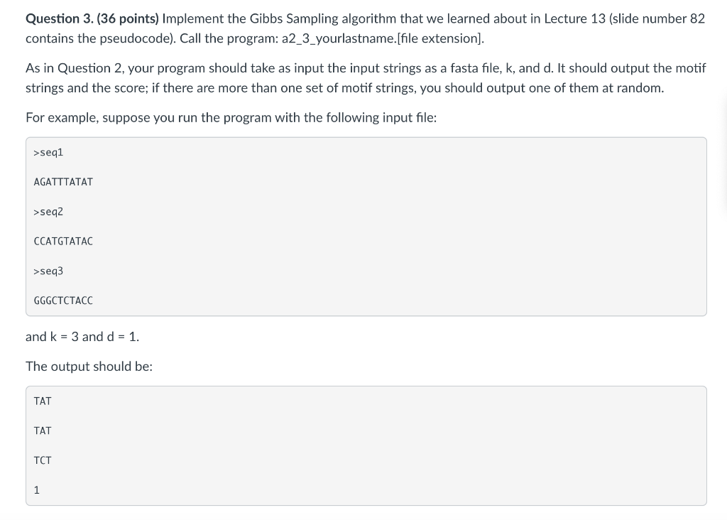 Question 3.(36 points) Implement the Gibbs Sampling | Chegg.com