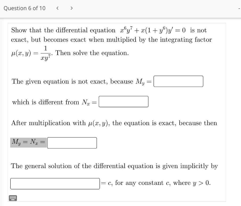 Solved Question 5 of 10 View Policies Current Attempt in | Chegg.com
