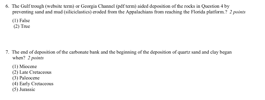 Solved 6. The Gulf trough (website term) or Georgia Channel | Chegg.com