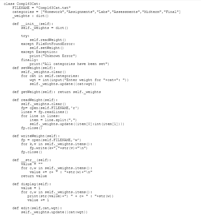 Solved Create a program in Python that will calculate your | Chegg.com