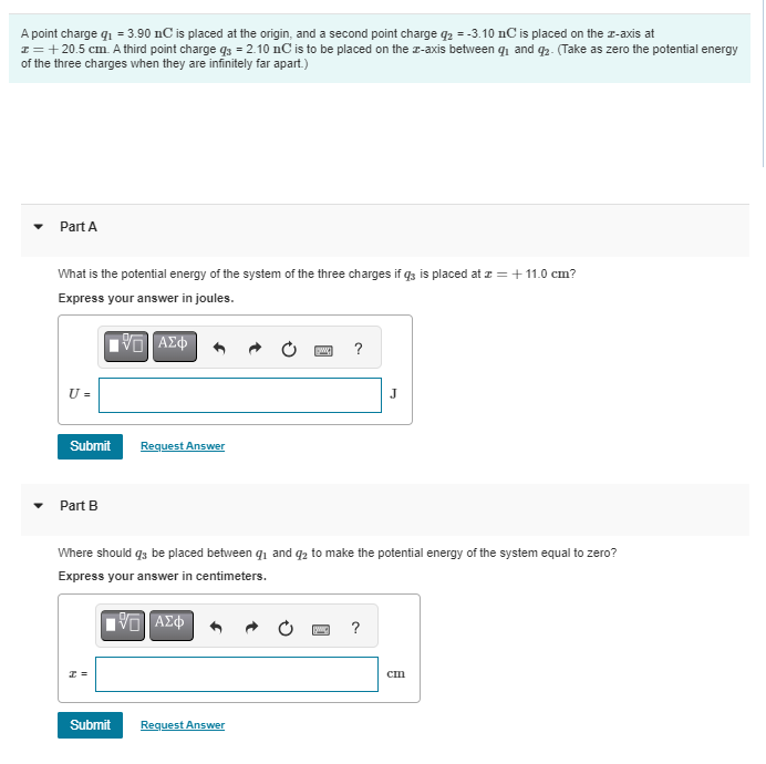 Solved A point charge q1=3.90nC ﻿is placed at the origin, | Chegg.com