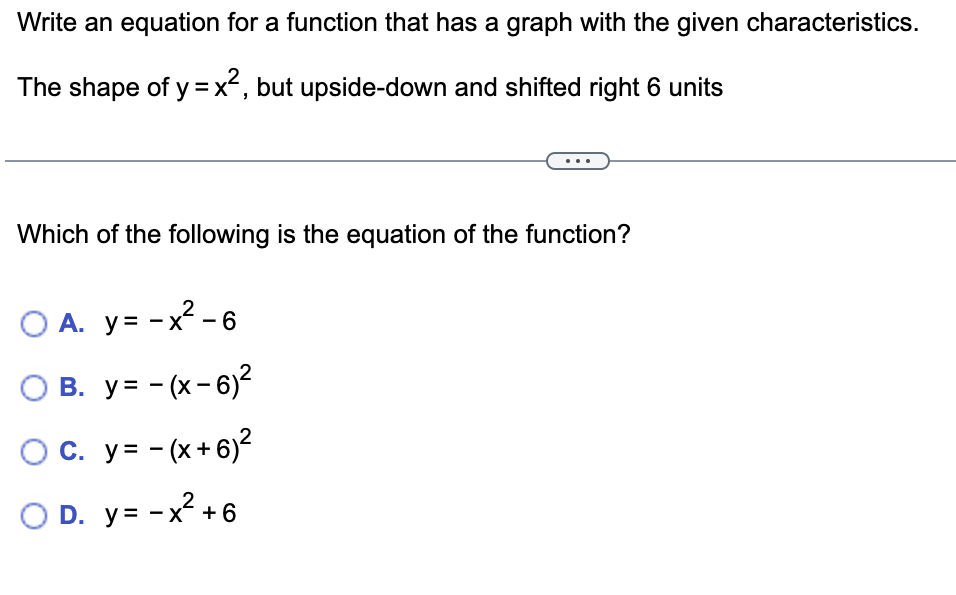 Solved Write an equation for a function that has a graph | Chegg.com