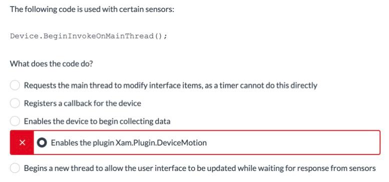 Solved The following code is used with certain sensors: | Chegg.com