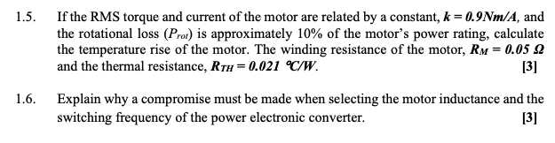 Solved Consider a hoist drive system shown in Fig. 1. The | Chegg.com