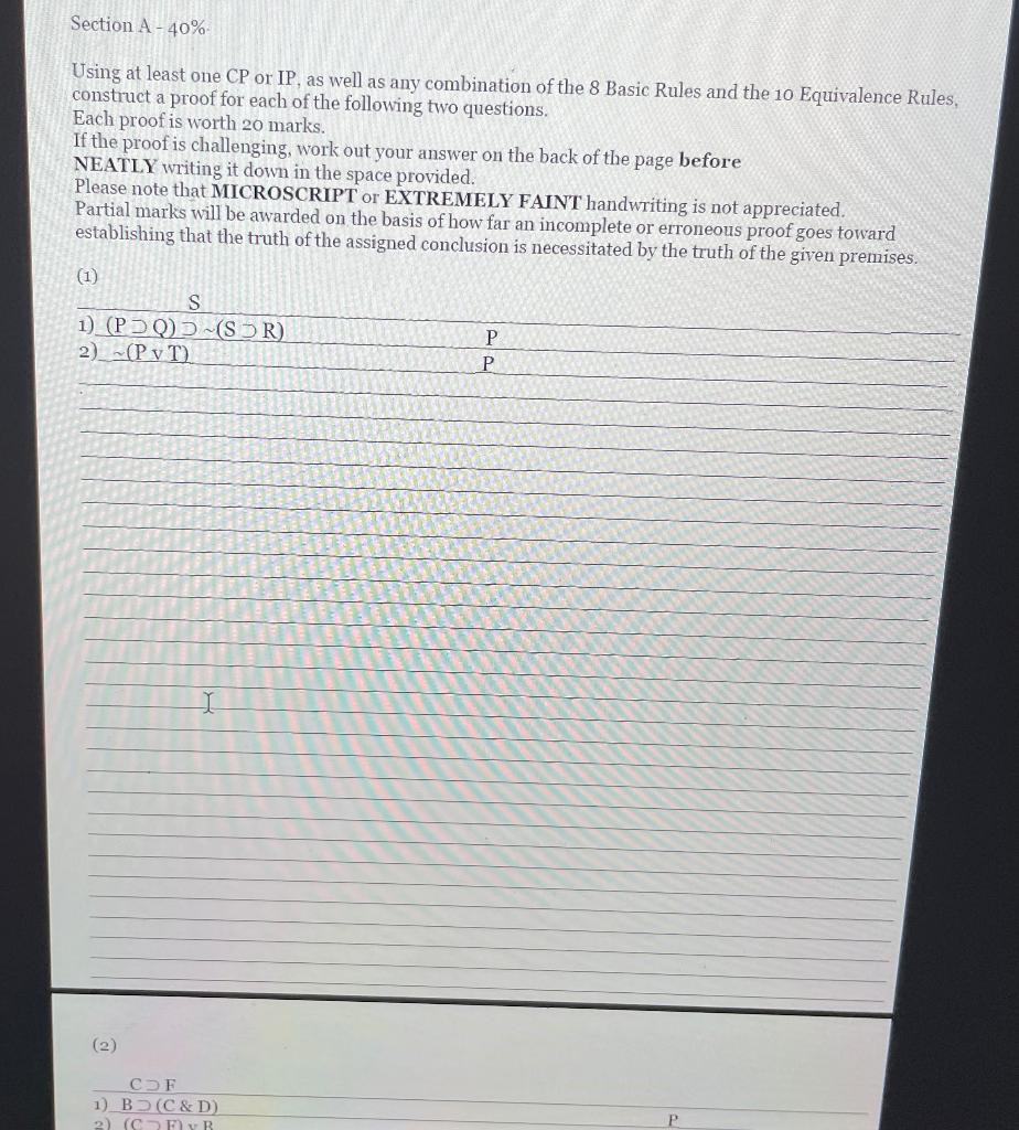 Solved using at least one CP or IP, as well as any | Chegg.com