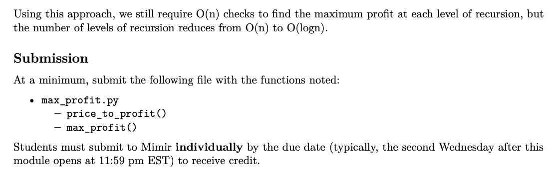 Solved Module 7 Homework - Divide and Conquer We have seen | Chegg.com
